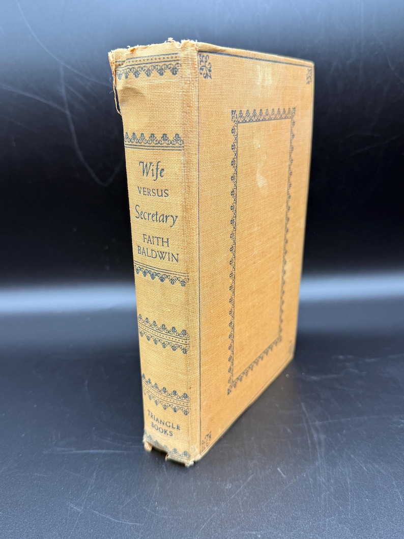 Wife Versus Secretary by Faith Baldwin - Vintage Triangle Books Classic ...