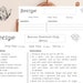 Fully Editable OR Printable Vintage Recipe Cards 6x4 Elegant Recipe ...