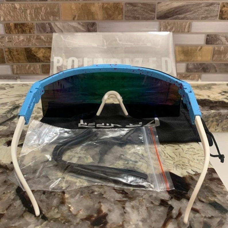 Pit Semi Rimless Wrap Around One Piece Shield Lens Sporty Viper ...