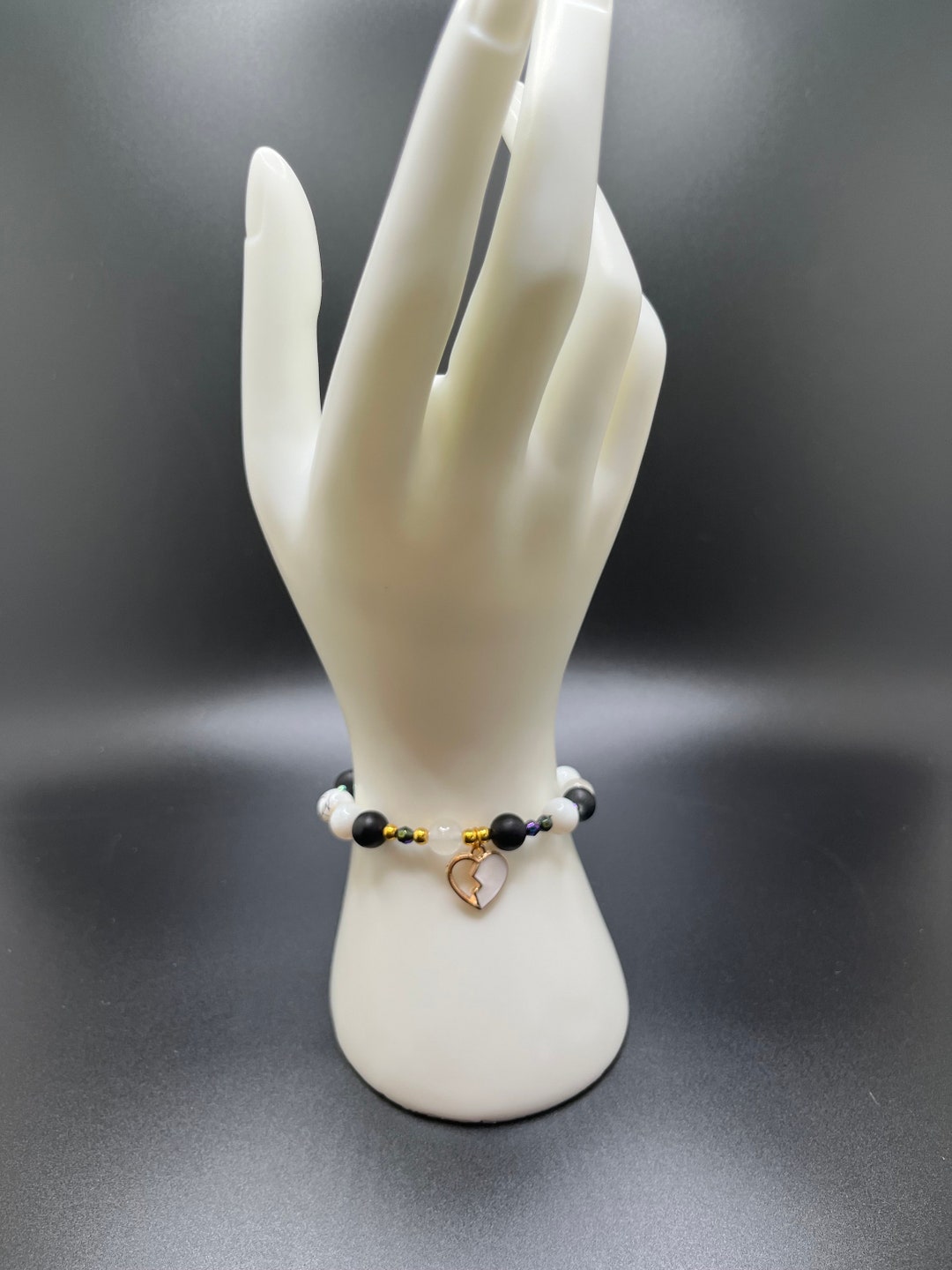 Valentines Bracelets, Valentines Day Bracelets, Heart Bracelets, Marble ...