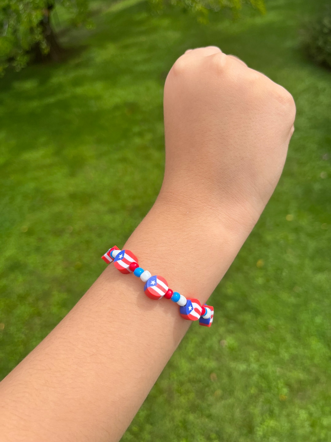 Puerto Rican Flag Bracelet, Puerto Rico Bracelet, PR Bracelet, Puerto ...