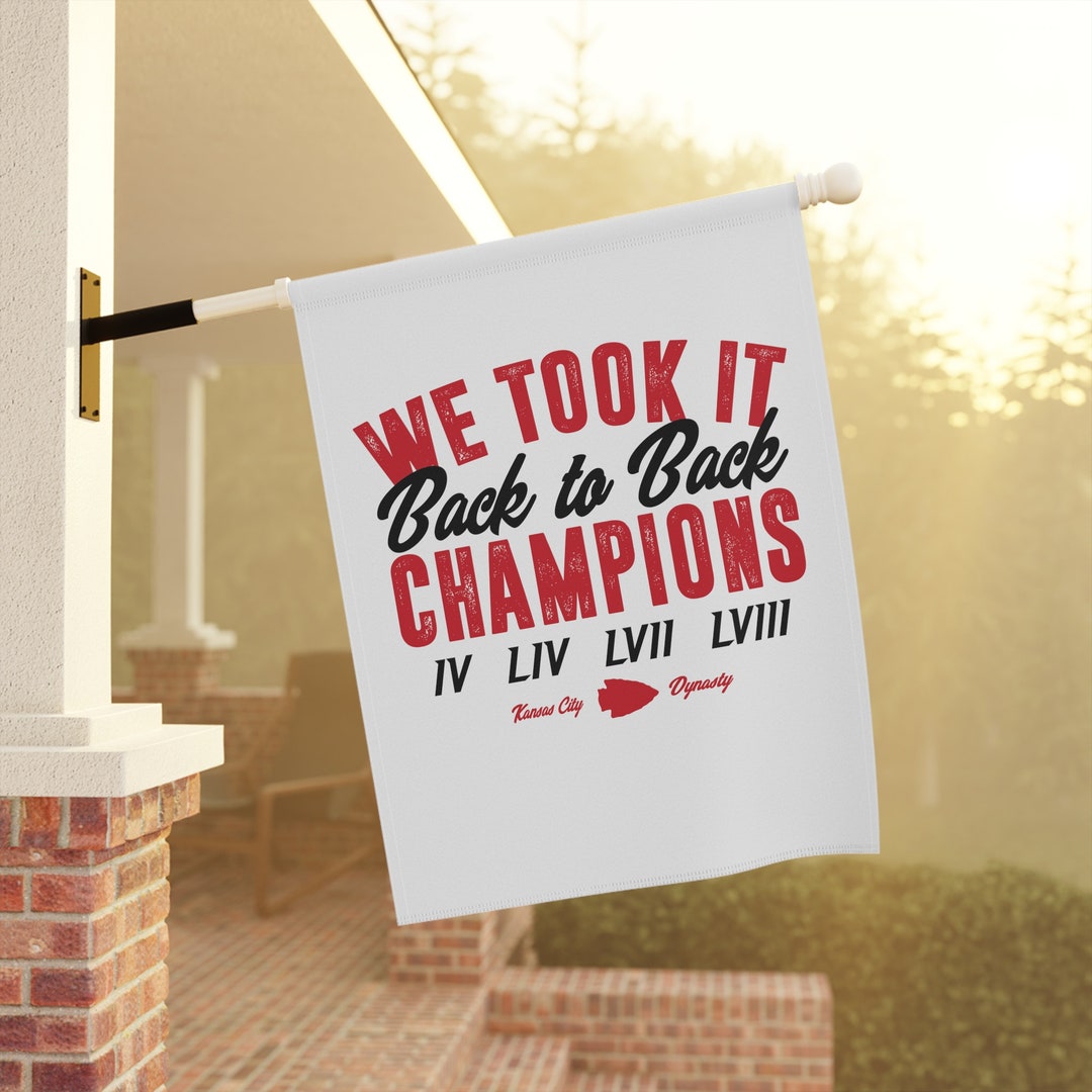 We Took It Back to Back Champs Yard Sign Banner Kansas City, Football ...