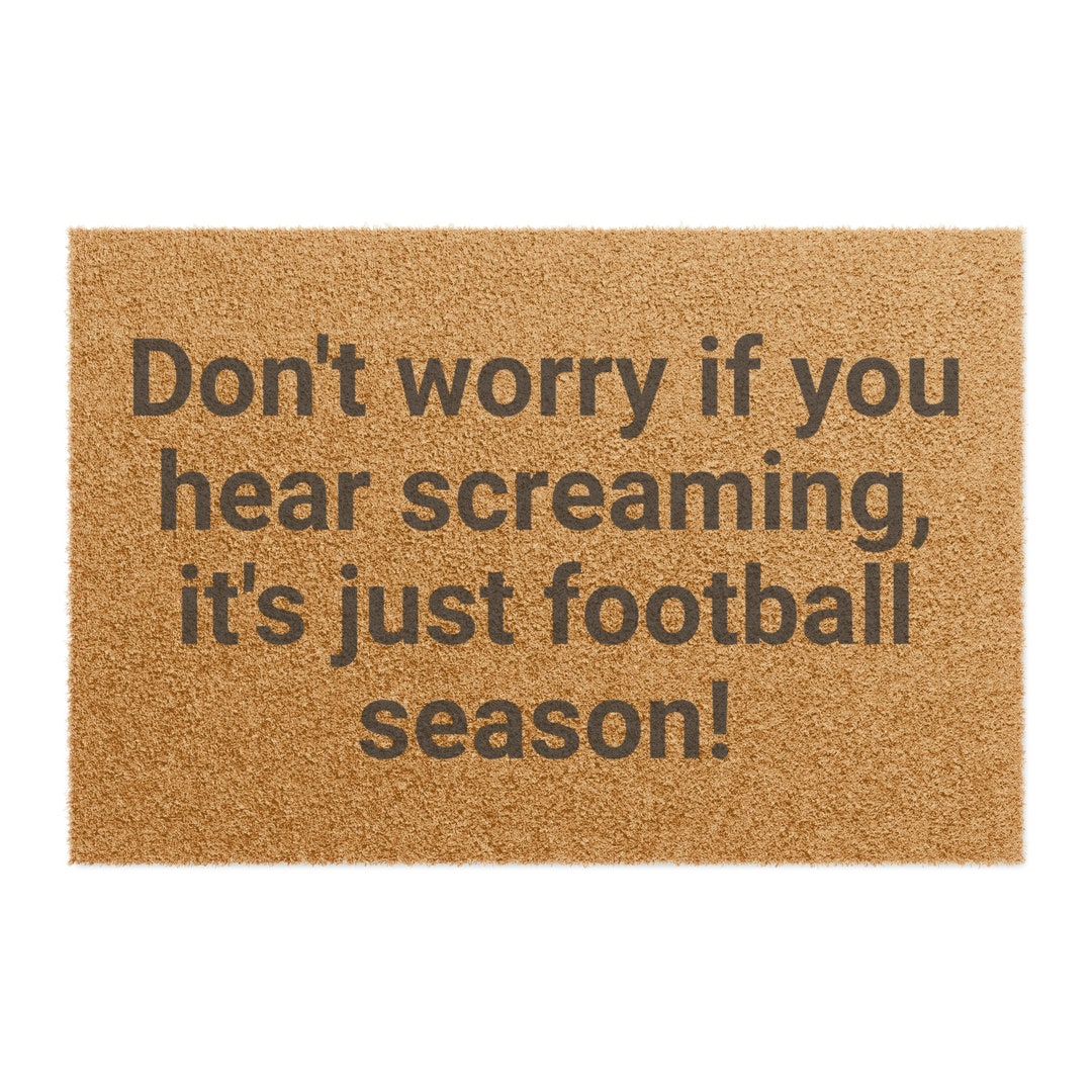 Football Season - Coir Mat - Etsy