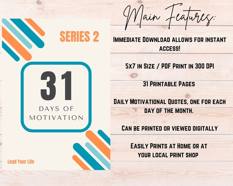 31 Days of Motivation series 2 Motivational Cards Daily Motivation ...