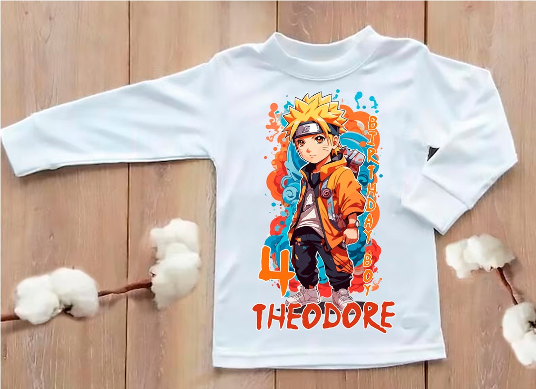 Custom Anime Shirt, Personalized Gifts, Customizable Tee, Birthday ...