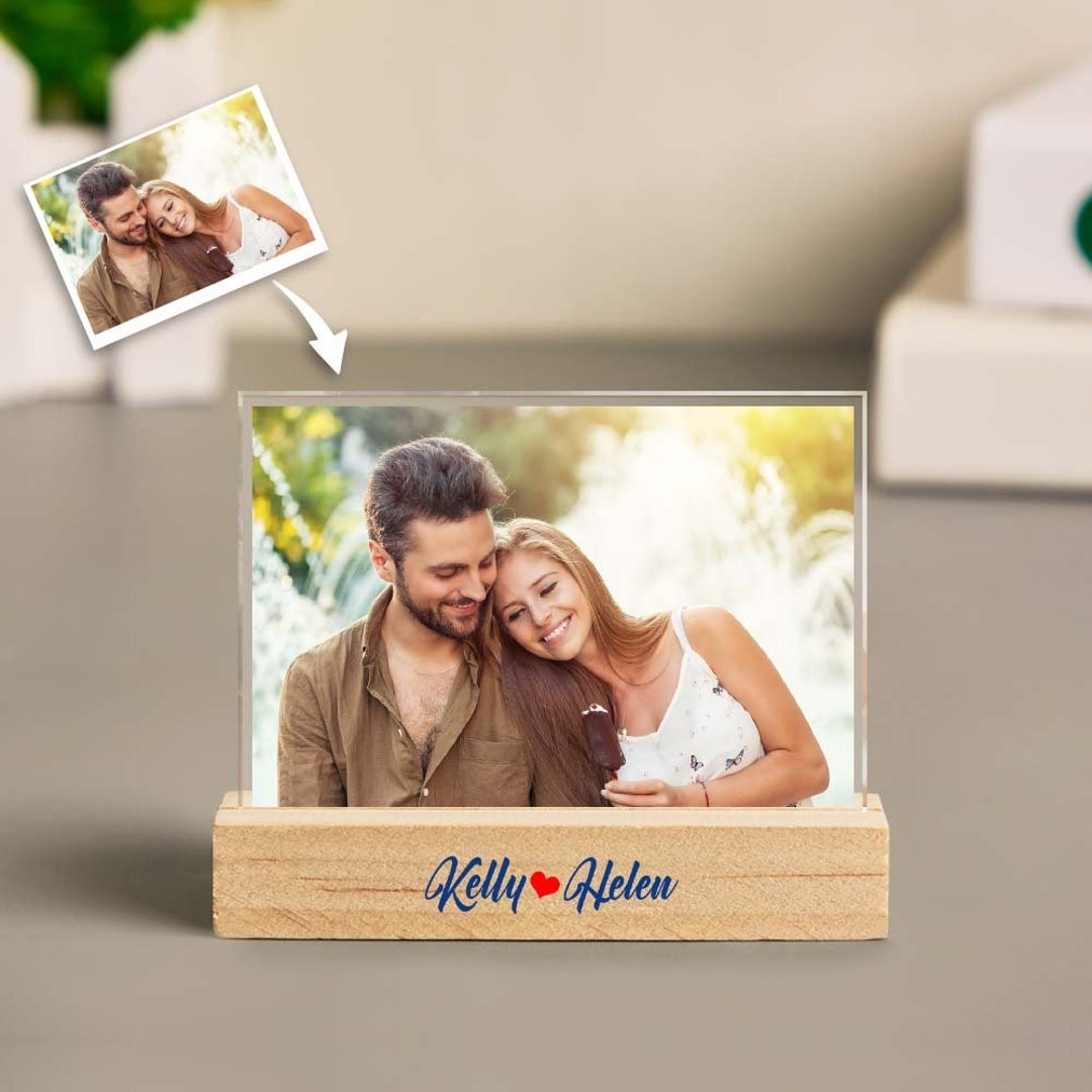 Personalized Photo Wooden Base Decor Present for Her - Etsy