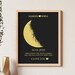 Personalized Moon Phase Wooden Frame - Customizable With Names, Dates ...