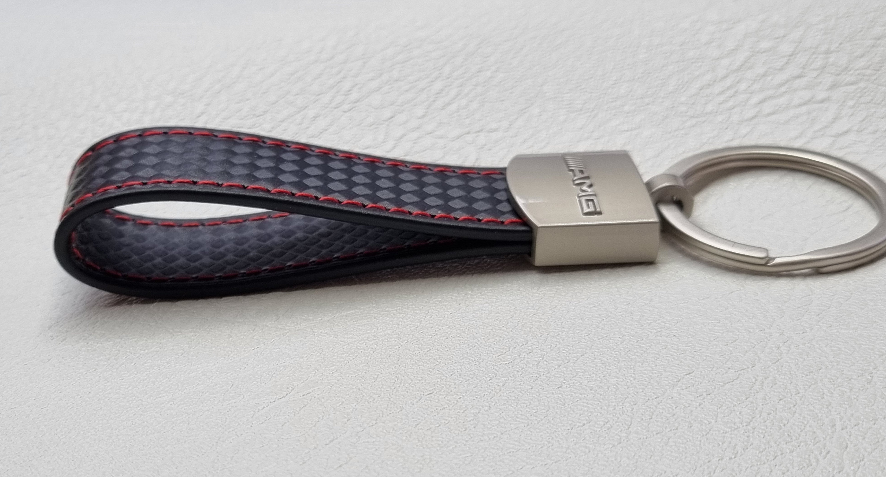 Mercedes Amg Keychain Leather Logo Keyring Lanyard Car Accessories Gift ...