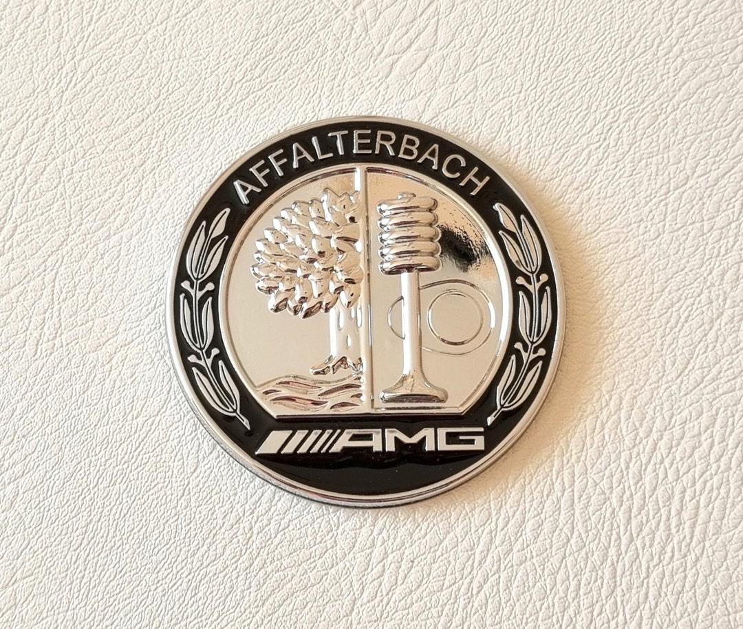Amg Affalterbach Logo Emblem 6.5 Cm Chrome Badge Sticker Mercedes Car ...