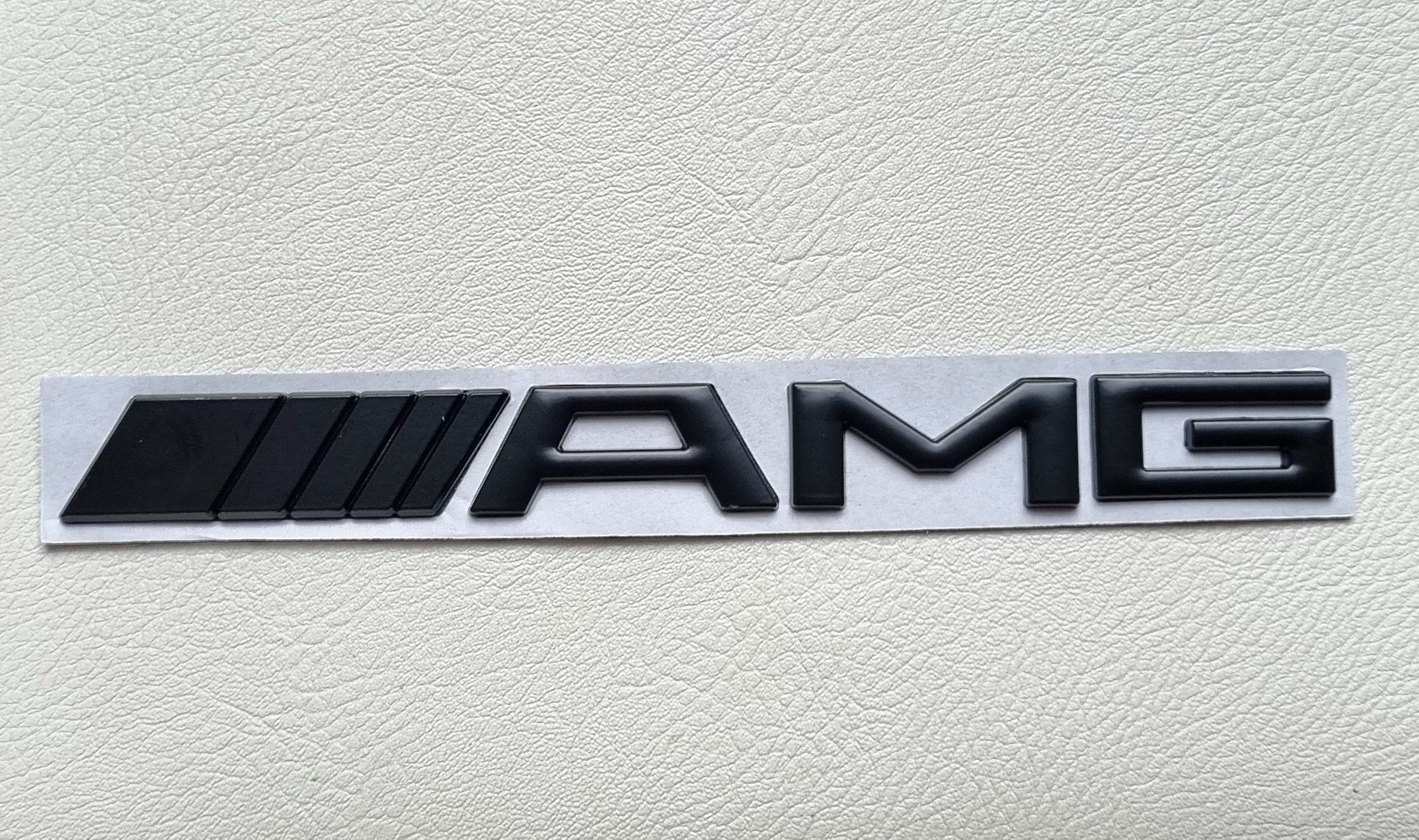 Amg Emblem Lettering Matte Black Logo Rear Trunk Sticker - Etsy