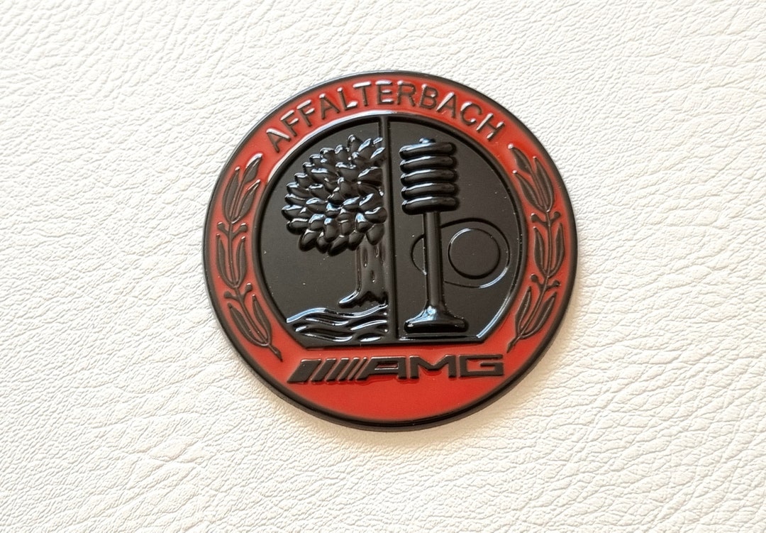 Amg Affalterbach Logo Emblem 6.5 Cm Black and Red Badge - Etsy