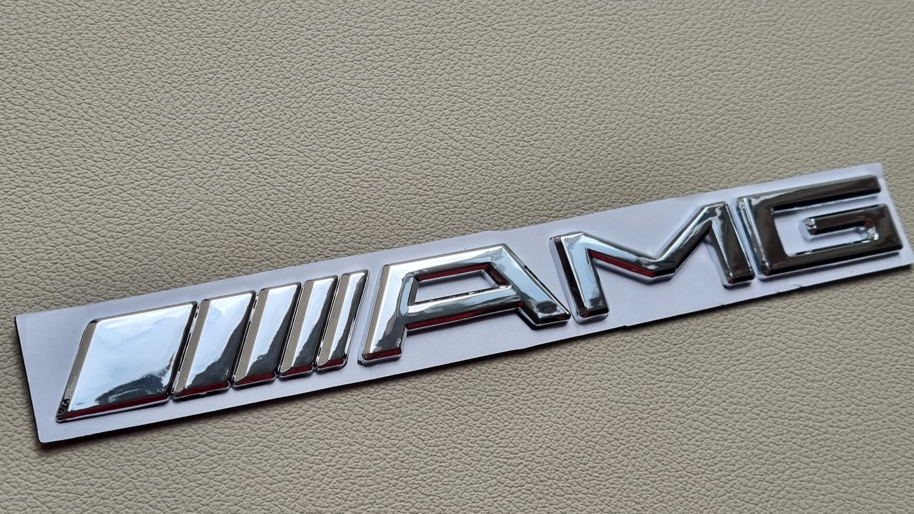Amg Emblem Lettering Chrome Logo Rear Trunk Sticker Letters - Etsy