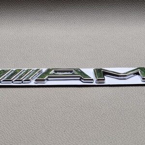 Amg Emblem Lettering Chrome Logo Rear Trunk Sticker Letters - Etsy