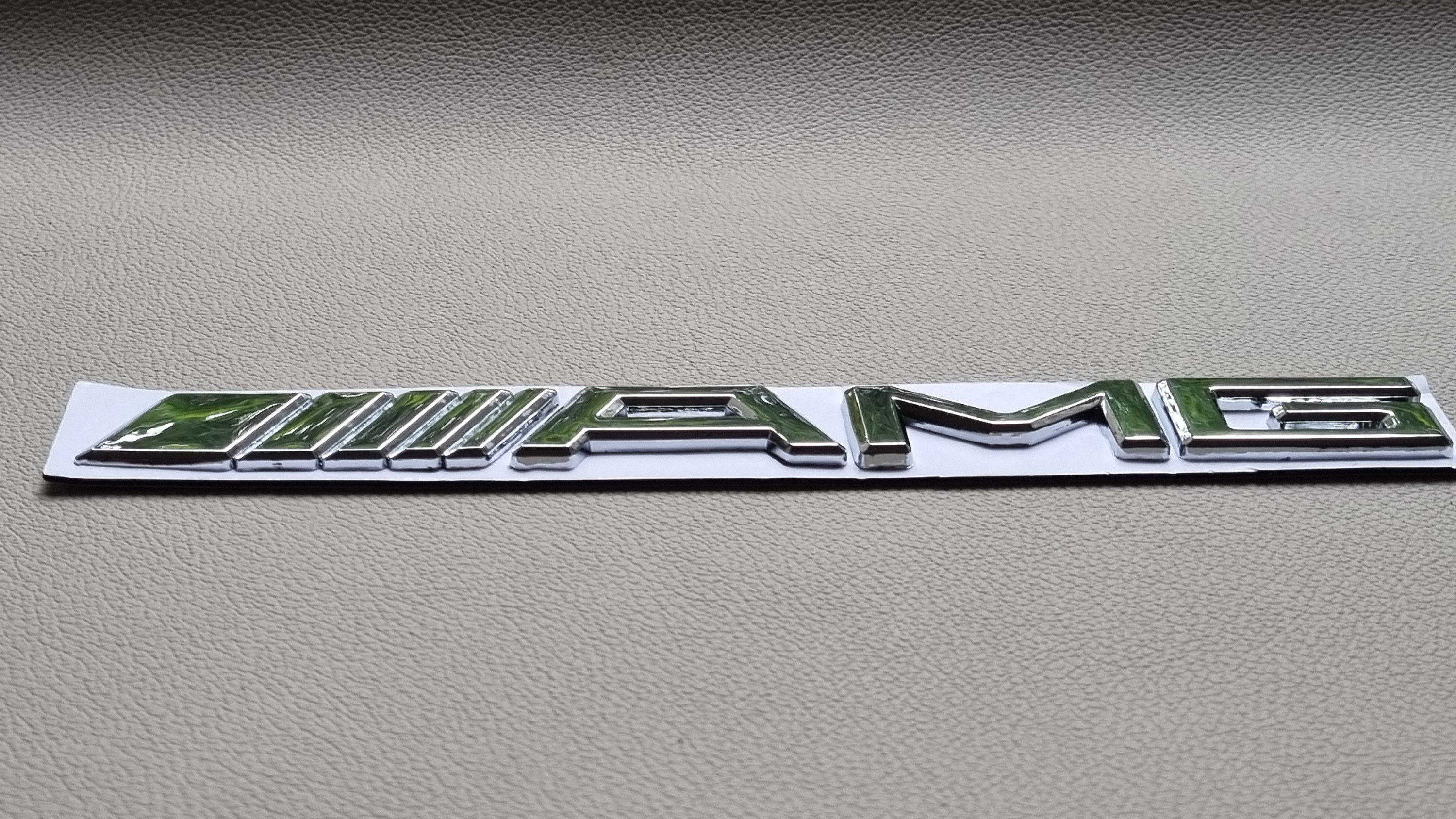Amg Emblem Lettering Chrome Logo Rear Trunk Sticker Letters - Etsy