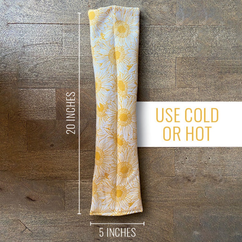 Microwaveable Rice Pack 5”x20” Heat Therapy - Etsy