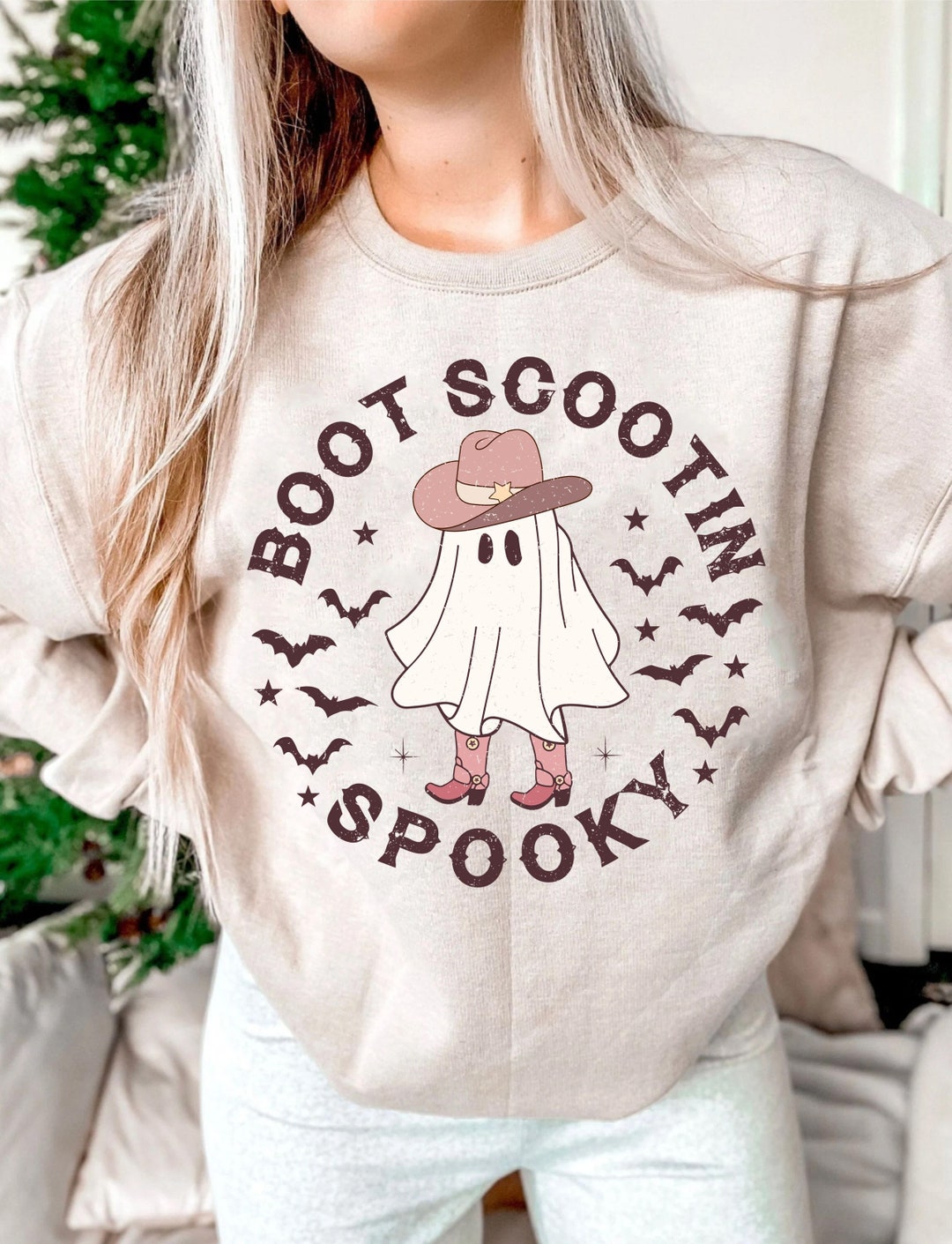 Boot Scoot Spooky Png, Western Ghost Png, Retro Halloween Design ...