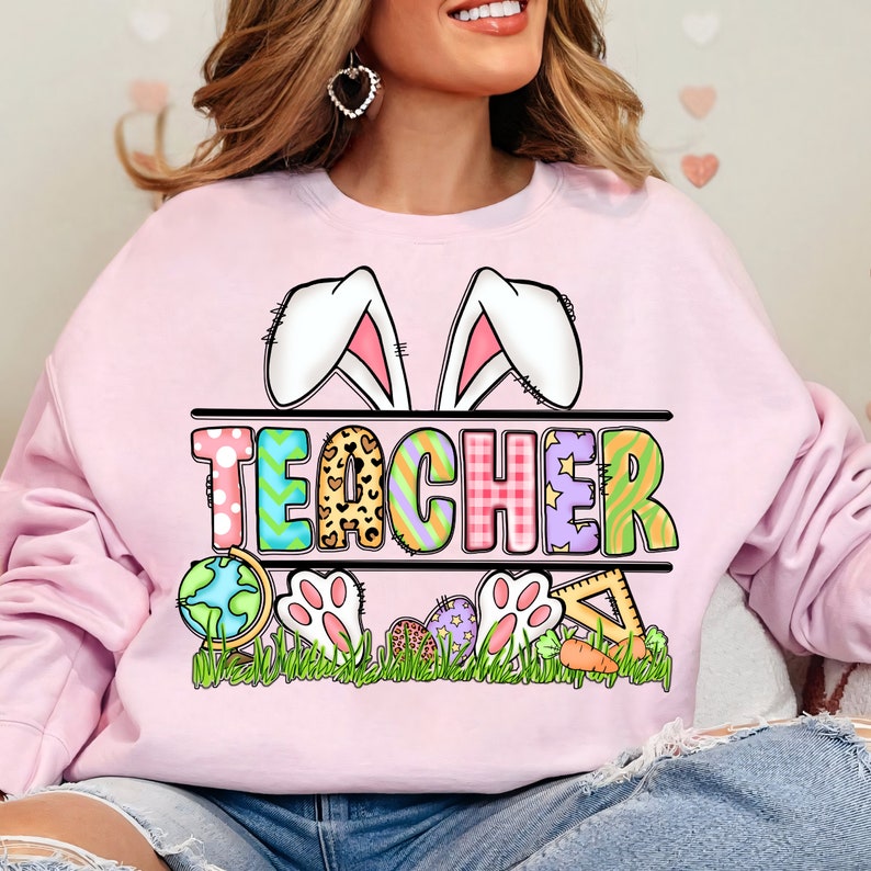 Teacher Easter Png, Teaching My Favorite Peeps PNG, Easter Bunny Png ...