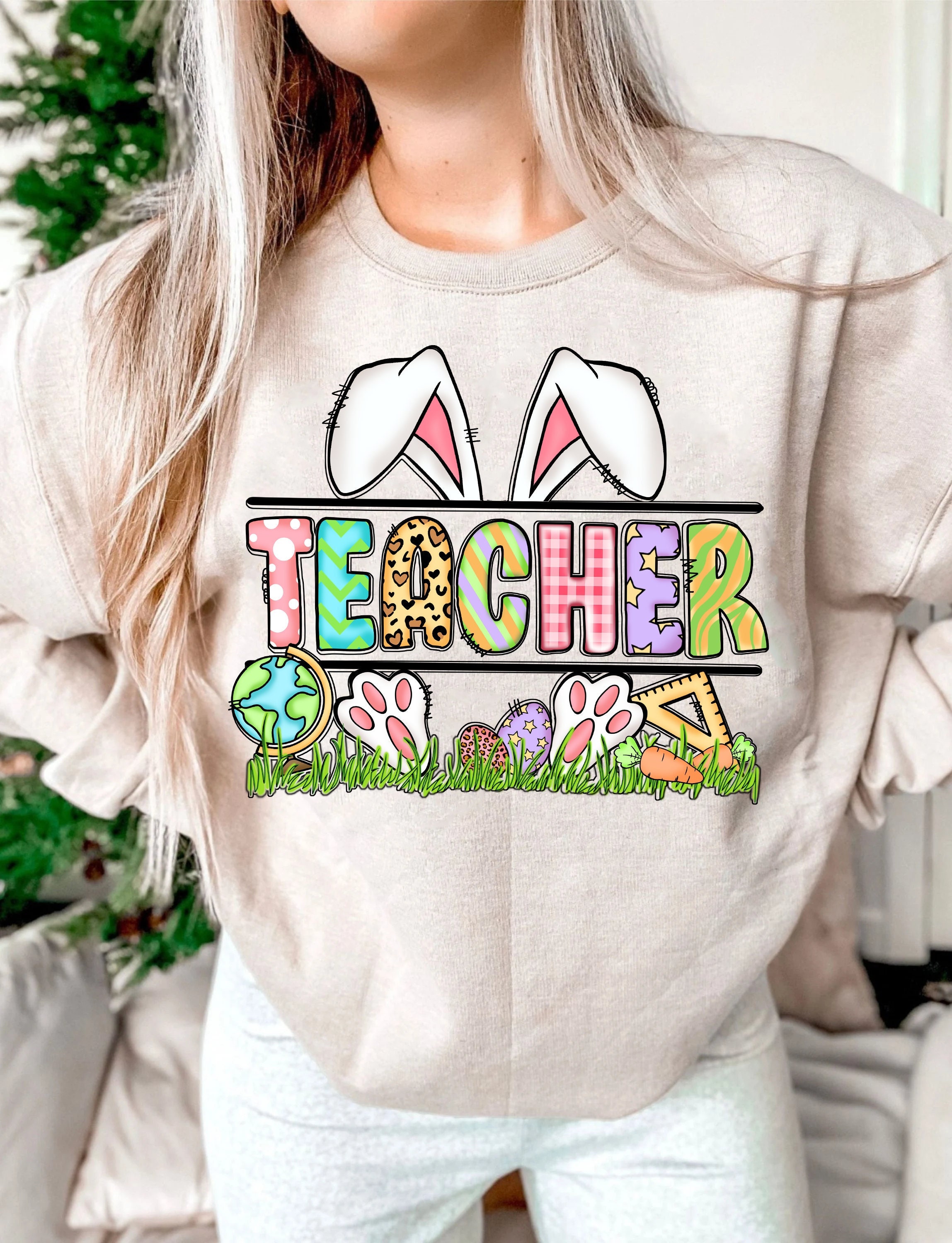 Teacher Easter Png, Teaching My Favorite Peeps PNG, Easter Bunny Png ...