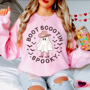 Boot Scoot Spooky Png, Western Ghost Png, Retro Halloween Design ...
