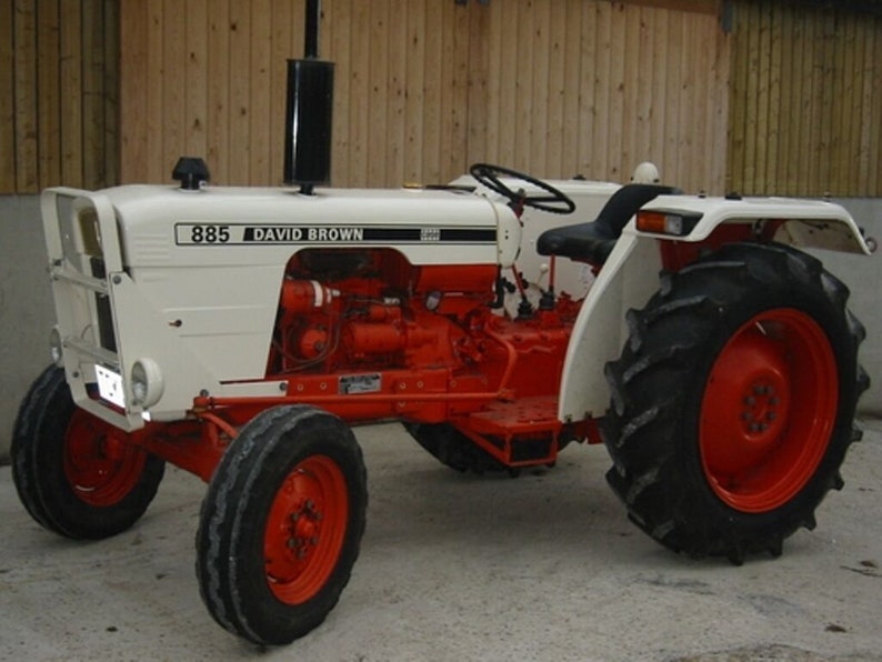 David Brown 885 Tractors Operators Manual - Etsy