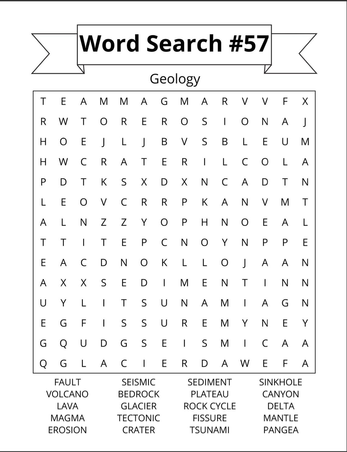 60 Word Search Puzzles | 75 Page Printable Activity Book Solutions ...