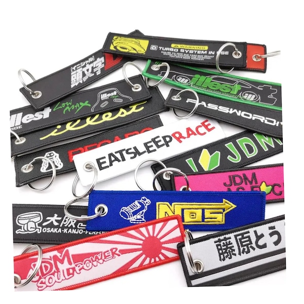 Jdm Car Tag Keychain - Etsy