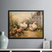 Rustic Chicken Art Print, Farmhouse Kitchen Decor, Vintage Style ...
