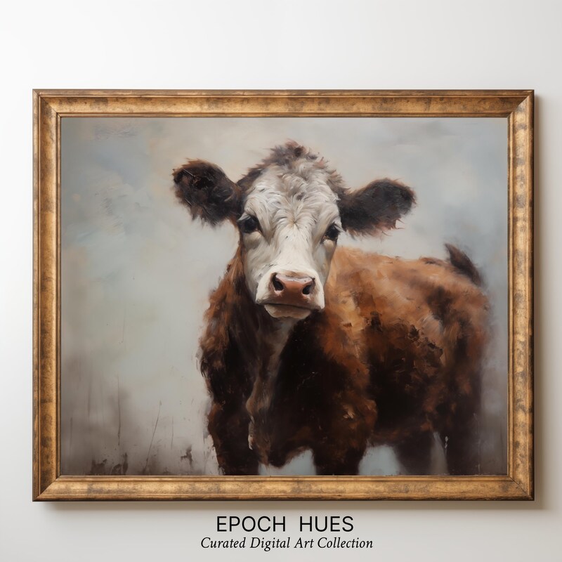 Cow Art - Etsy