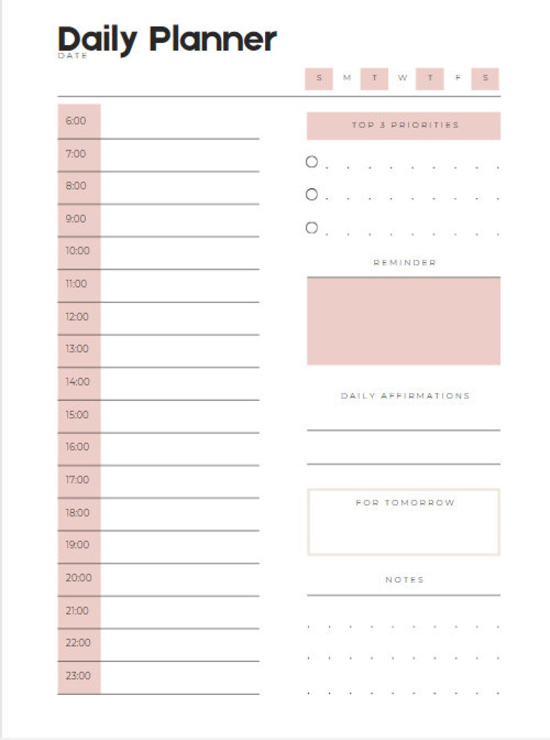 Digital Daily Planner, Habit Tracker - Etsy