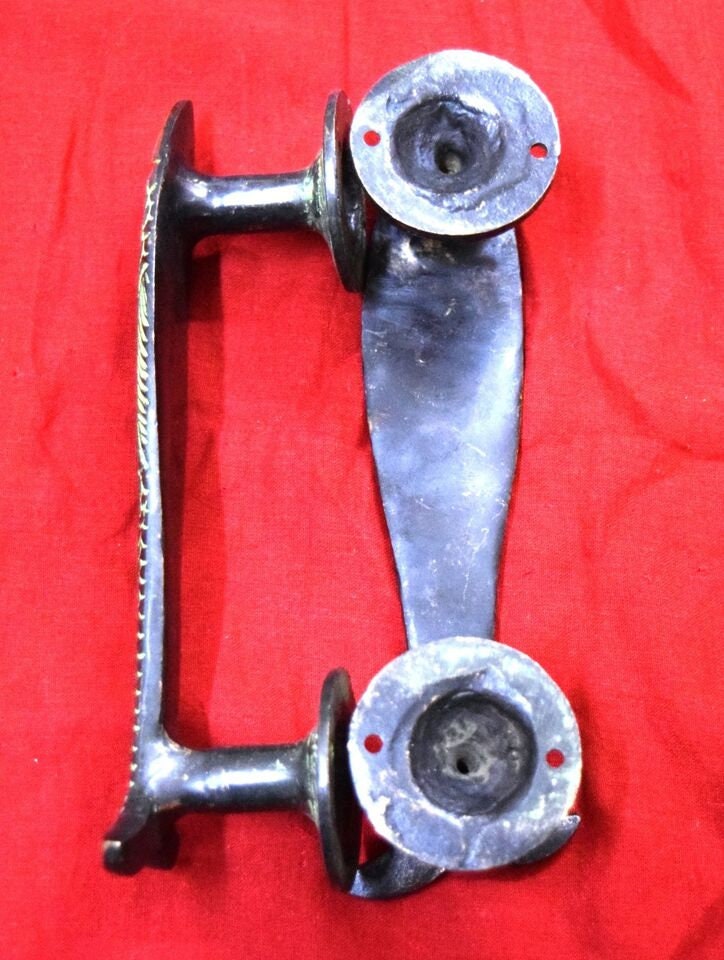 Brass Trout Fish Entry Door Handles Handmade Tuna Fish Design Welcoming ...