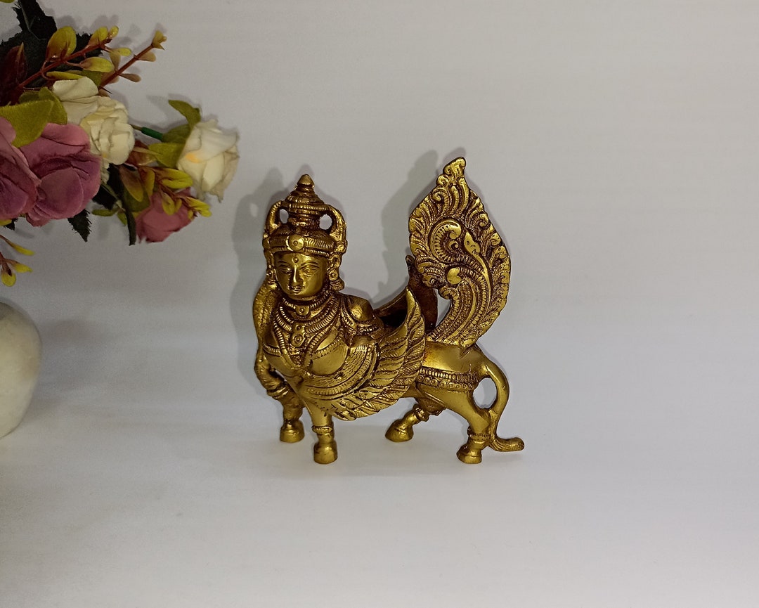 Brass Surabhi Goddess Table Statue Brass Kamadhenu Cow Idol Deity of ...