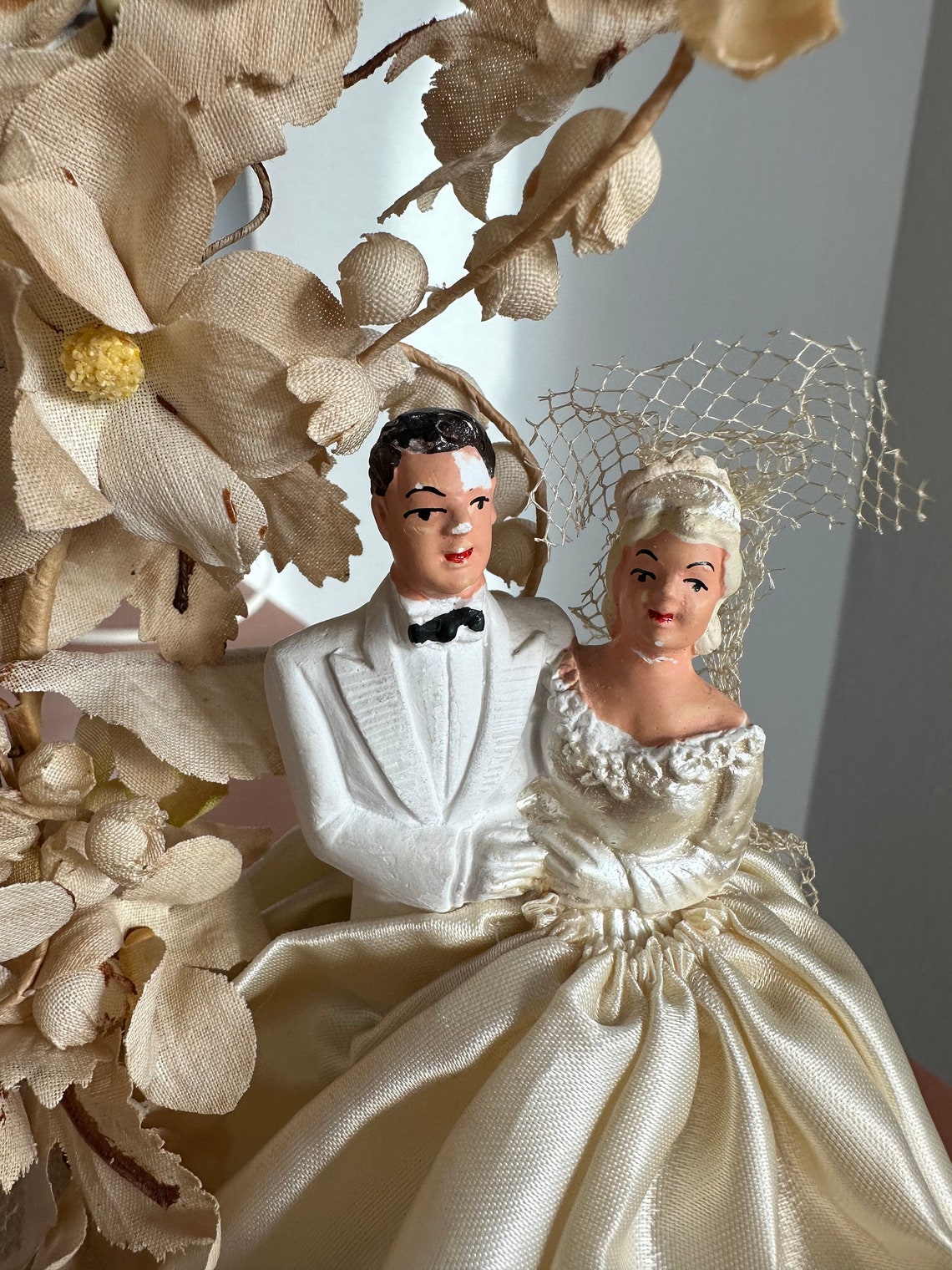 1952 Vintage Wedding Cake Topper Bride and Groom - Etsy