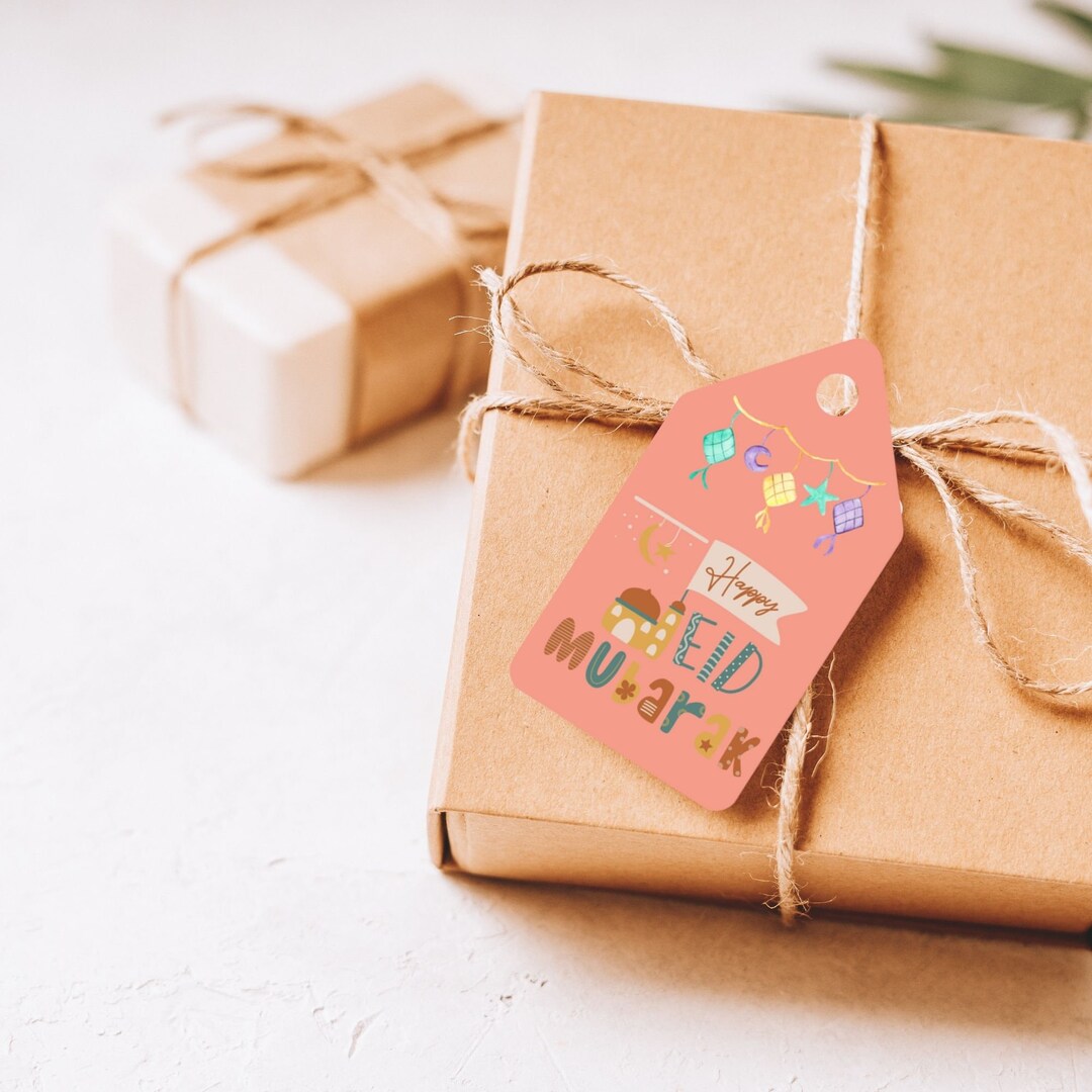 EID Gift Tags Editable and Printable Unique Eid Gift Tags Printable Eid ...