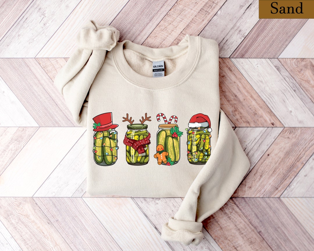 Pickle Christmas Sweatshirt Pickle Sweater Holiday Shirts - Etsy