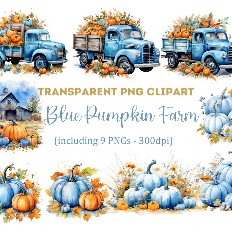 Truck With Pumpkins - Etsy