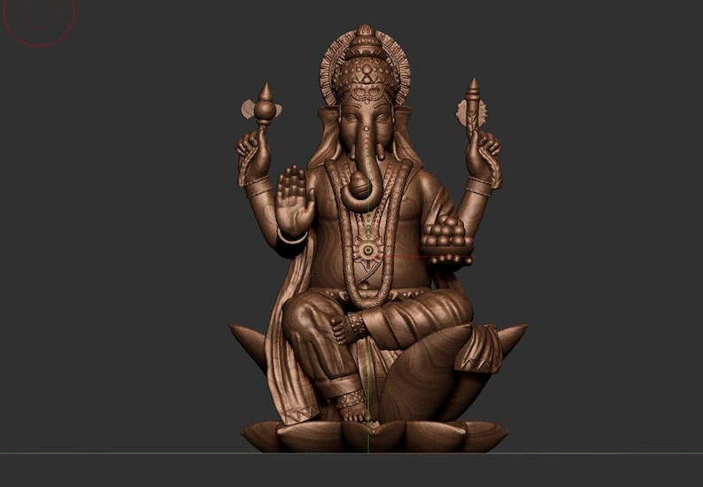 Indian Hindu Statue of Ganesha STL 3D Printing Hindu - Etsy Australia
