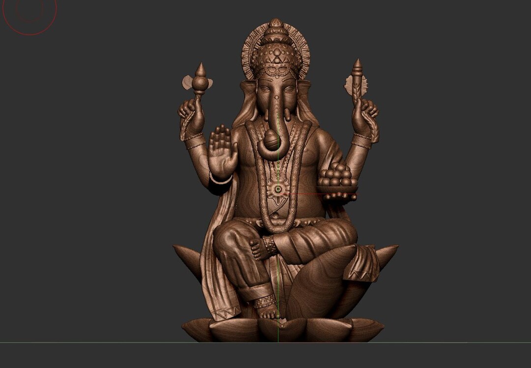 Indian Hindu Statue of Ganesha STL 3D Printing Hindu - Etsy