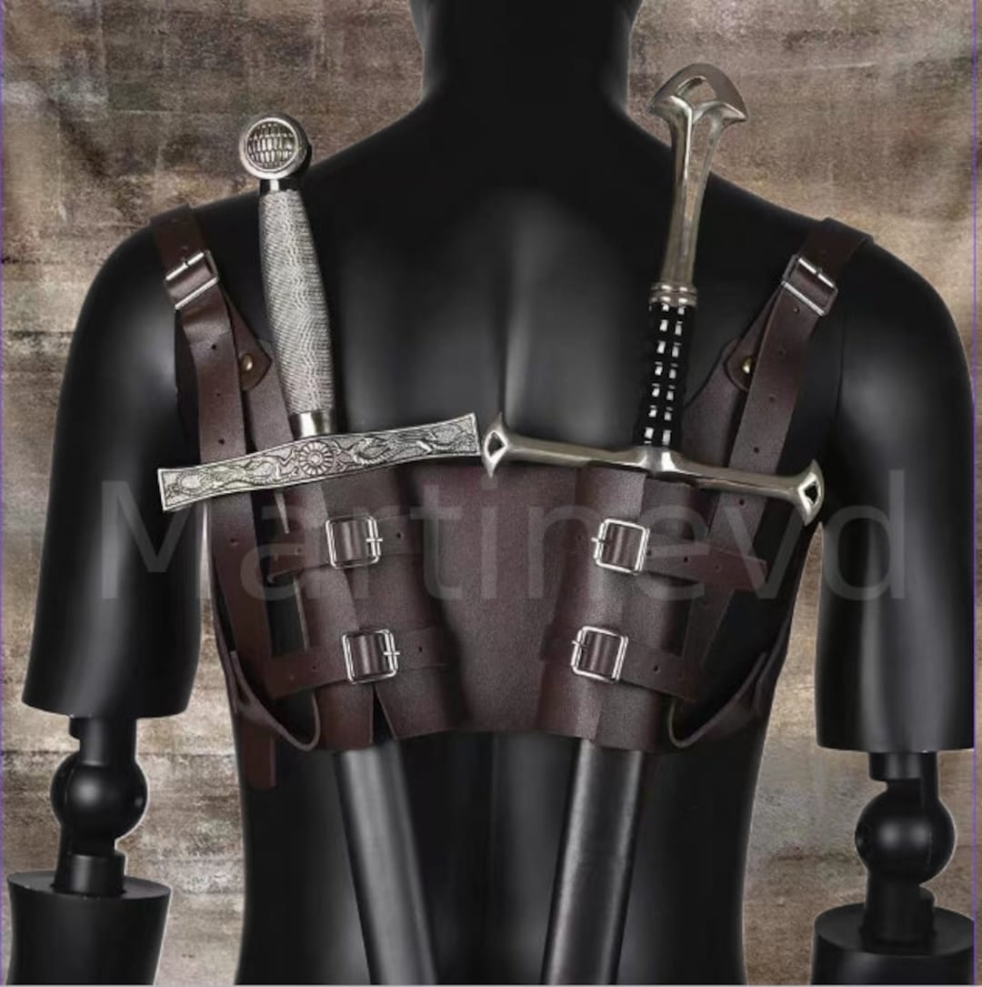 Medieval Sword Belt Waist Bilayer Sheath Scabbard Holder - Etsy