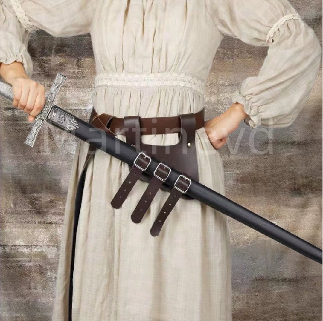 Medieval Sword Belt Waist Viking Sheath Scabbard Frog Holder - Etsy