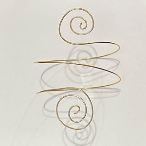Dainty Gold Upper Arm Cuff | Gold Arm Cuff - Etsy