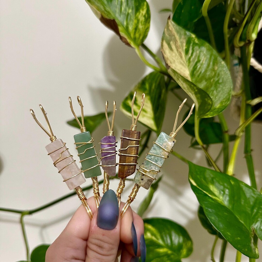 Rectangle Crystal Cigarette Holder | Amazonite | Rose Quartz | Tigers ...