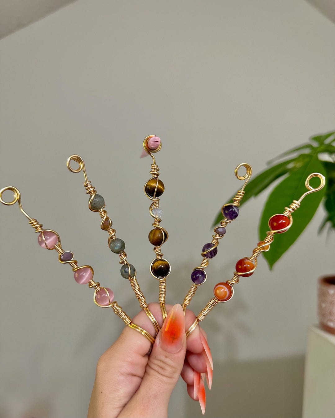 Crystal Cigarette Wand | Tigers Eye Cigarette Wand | Rose Quartz ...