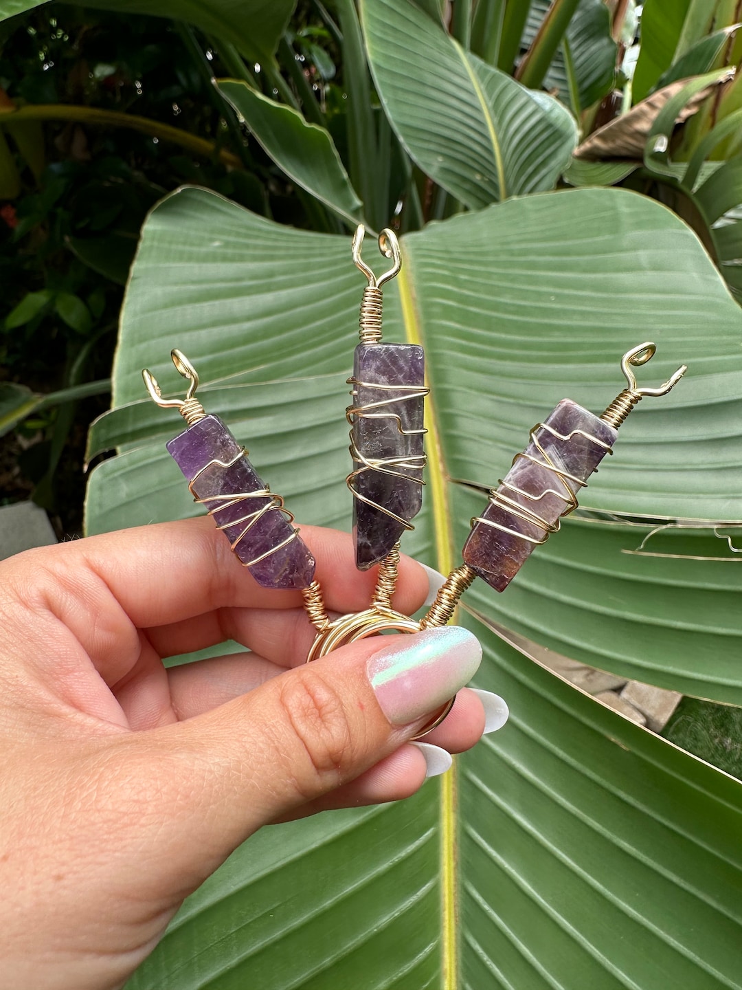 Amethyst Cigarette Holder | Crystal Points Cigarette Holder | Smoking ...