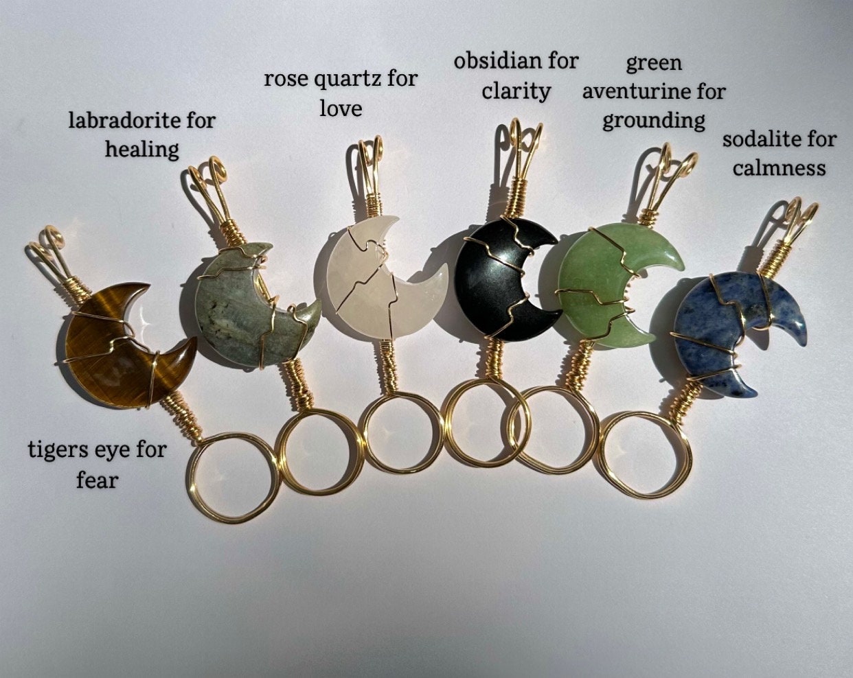 Crystal Moon Cigarette Holder Smoking Accessories Rose Quartz ...