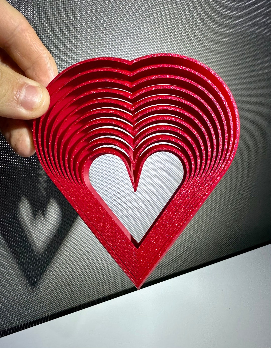 Heart Shaped Fidget Toy 3D Printed Desk Toy - Etsy