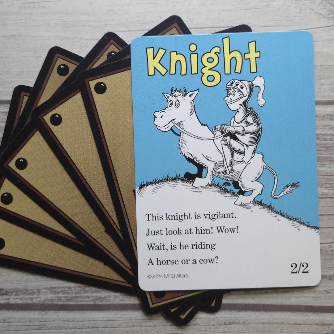 Whimsical Knight Token Cards for MTG Illustrated by MRB Alters, Foil or ...