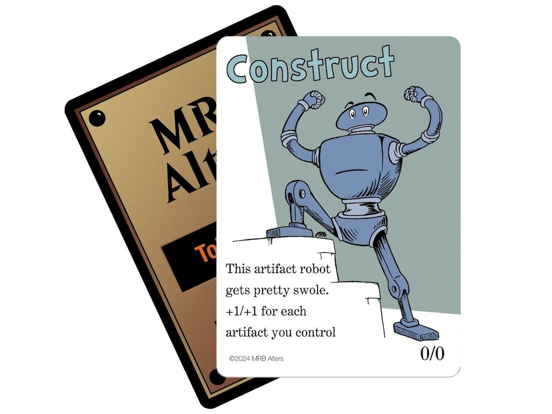 Whimsical Construct Tokens for MTG Illustrated by MRB Alters, Printed ...