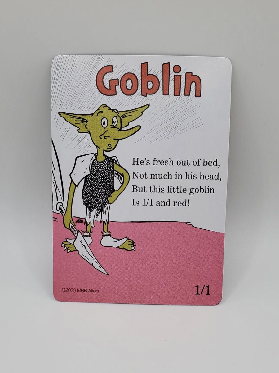 Whimsical Goblin Token Cards for MTG Illustrated by MRB Alters, Printed ...