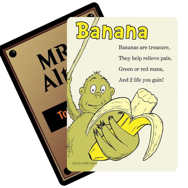 Mtg Banana Token Cards - Etsy