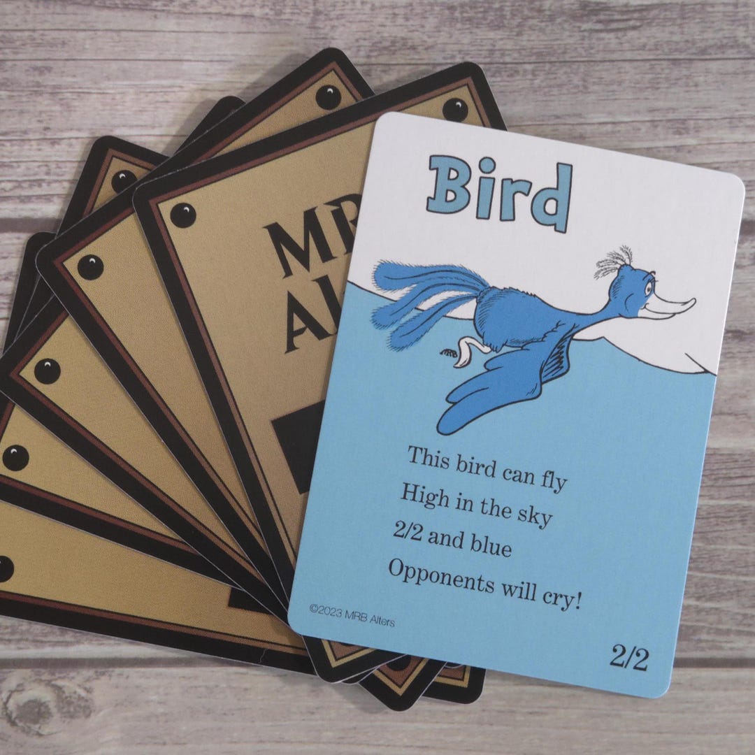 Whimsical Bird Token Cards for MTG Illustrated by MRB Alters, Foil or ...